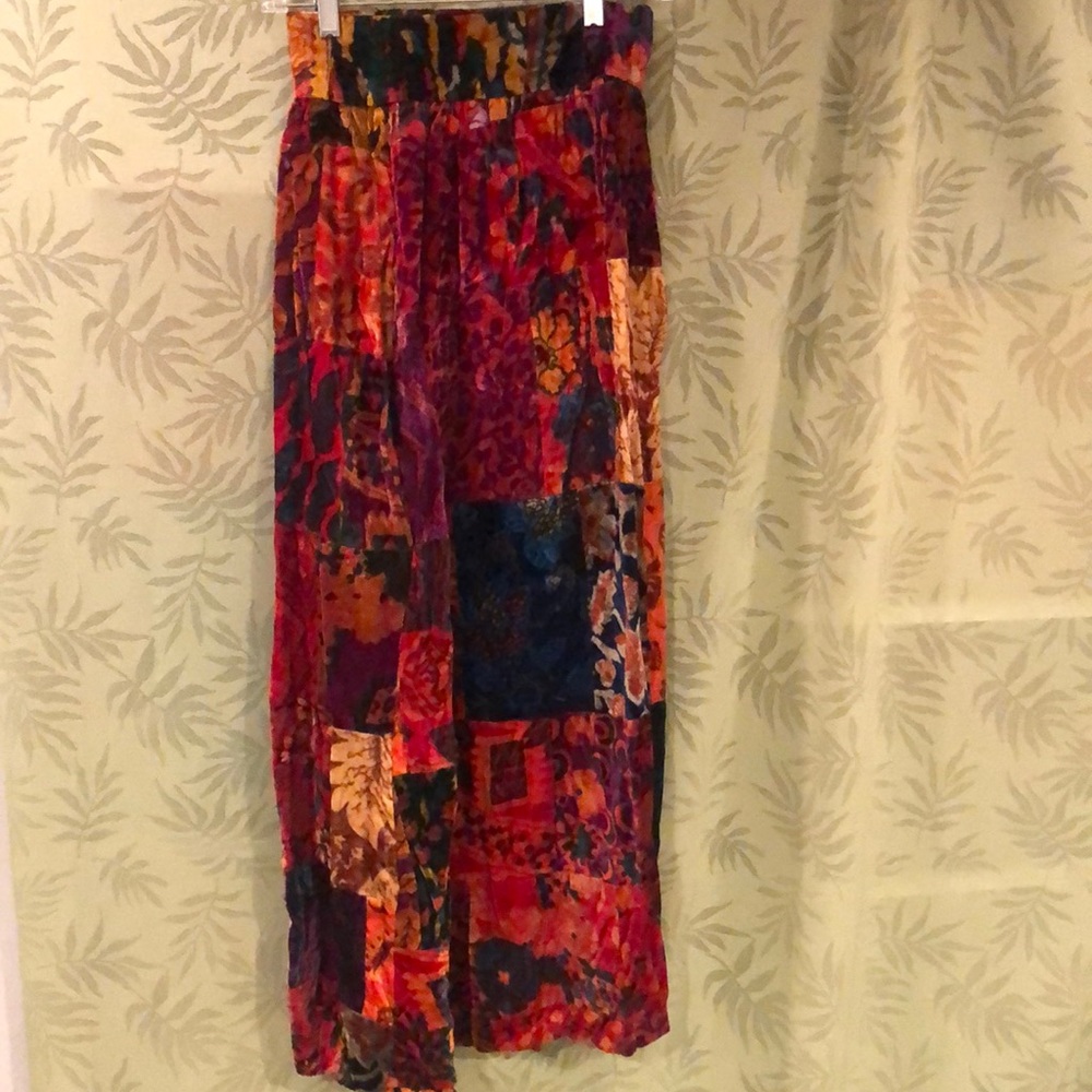 1960’s Velvet Patchwork Maxi Skirt - Gem